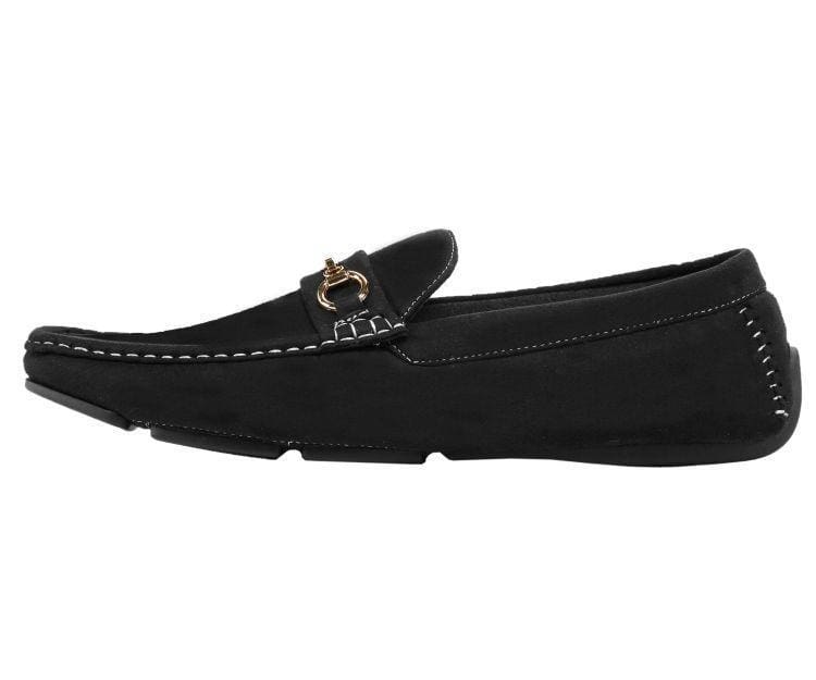 Black Driving Moccasins | Suede Luxury | Ecker by Amali – Amali Shoes