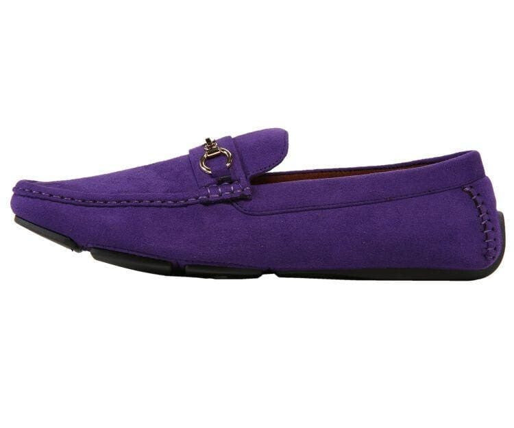 Purple Driving Moccasins | Suede Luxury | Ecker by Amali – Amali Shoes