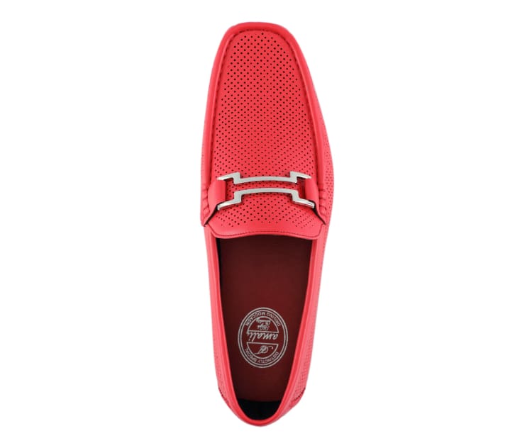 Red Driving Shoes | Stylish Moccasins | Harry2 by Amali – Amali Shoes