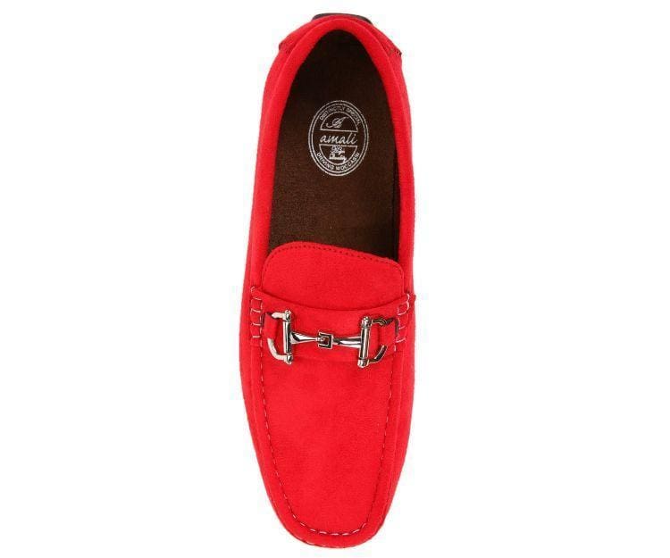 Red Driving Shoes | Stylish Design | Norwalk by Amali – Amali Shoes