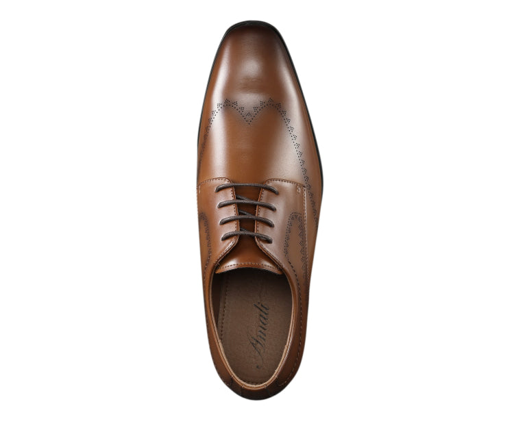 Cognac Dress Shoes | Classic Oxford Style | Rui by Amali – Amali Shoes